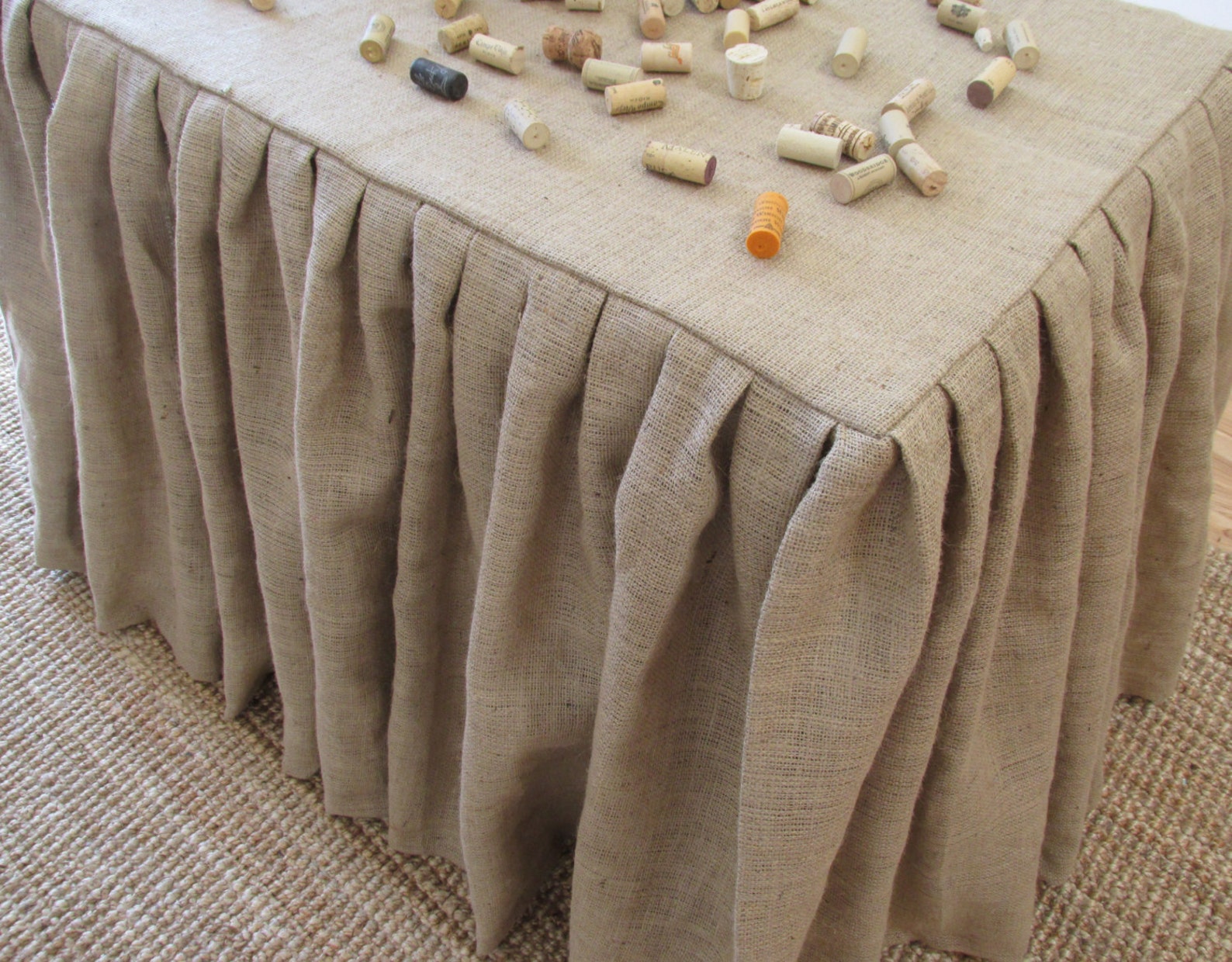 Burlap Tablecloth Wedding Burlap Tablecloth - Round, Rectangle, or ...