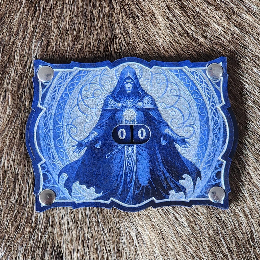 Celtic Druid Gaming & MTG Spin-down Life Counter. Ranges From 0-99. - Etsy