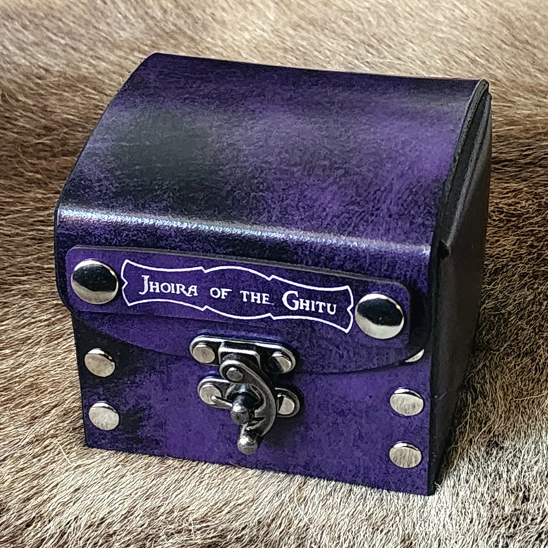 Leather Deck Box - Etsy