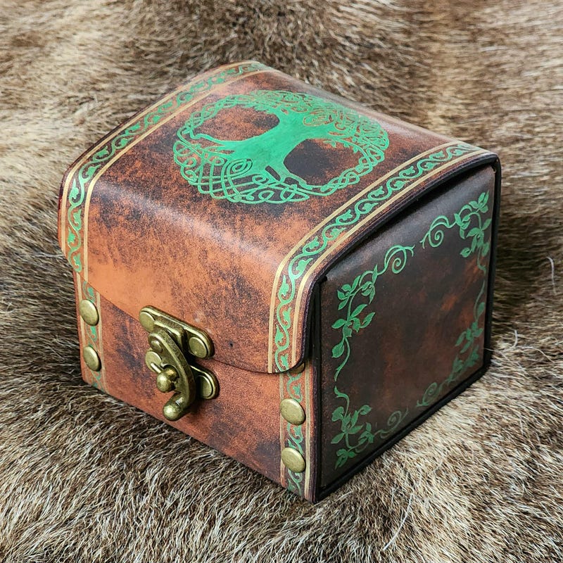 Leather Deck Box - Etsy