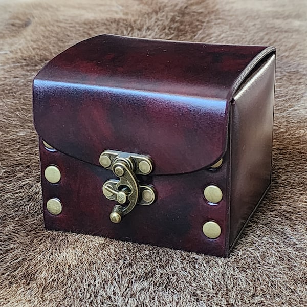 Leather Deck Box - Etsy