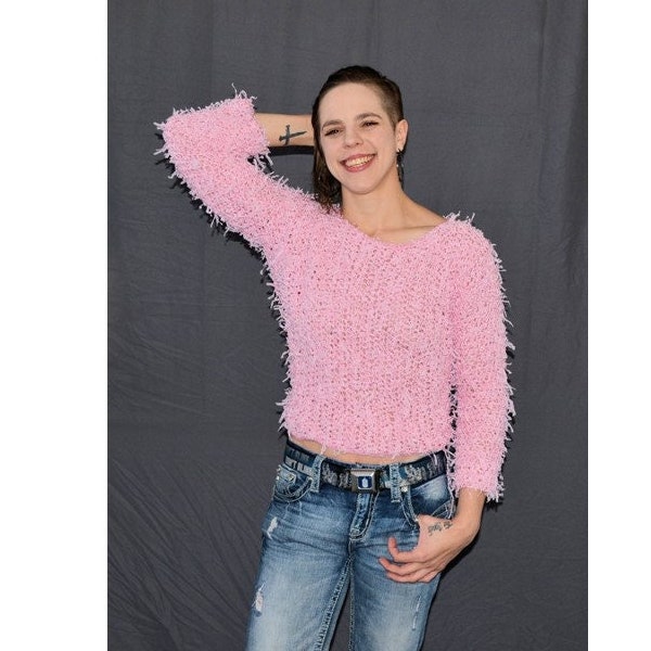 Open Back Sweater - Etsy