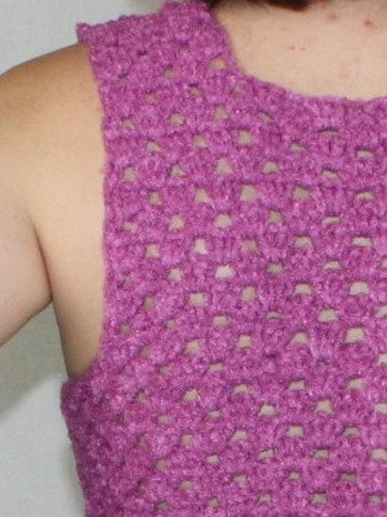 Crochet Shell Stitch Tank Top Pattern 224 - Etsy