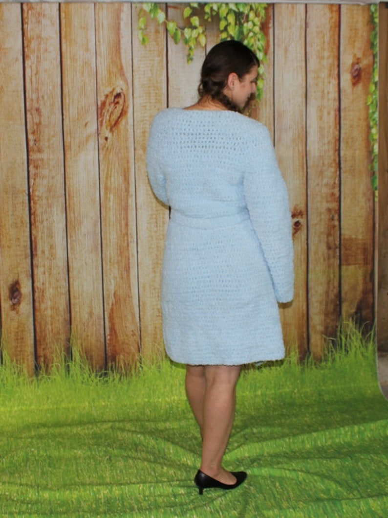 Wrap Robe Crochet Pattern 802 - Etsy
