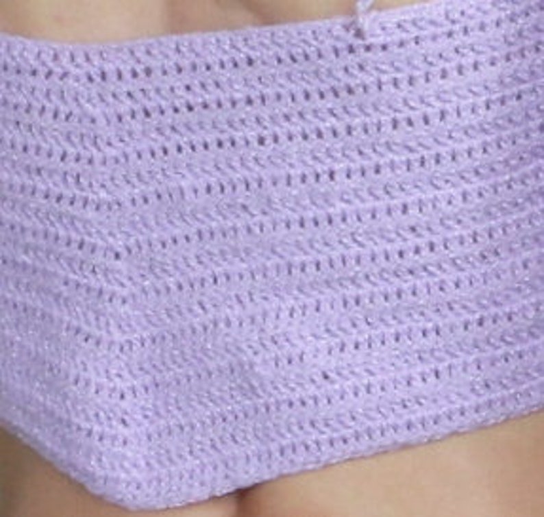 Easy V Shape Crochet Crop Top Pattern 313 - Etsy