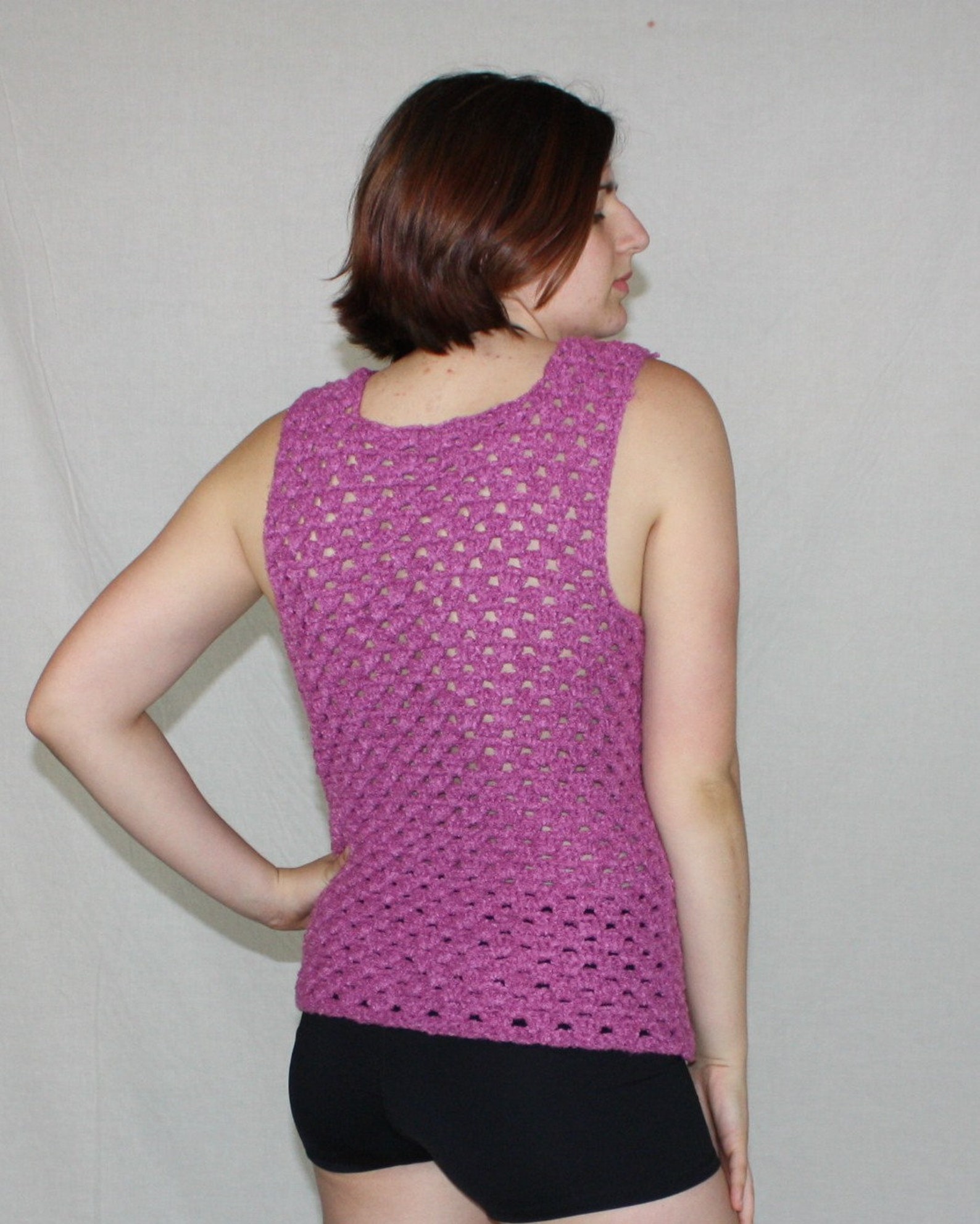 Crochet Shell Stitch Tank Top Pattern 224 - Etsy