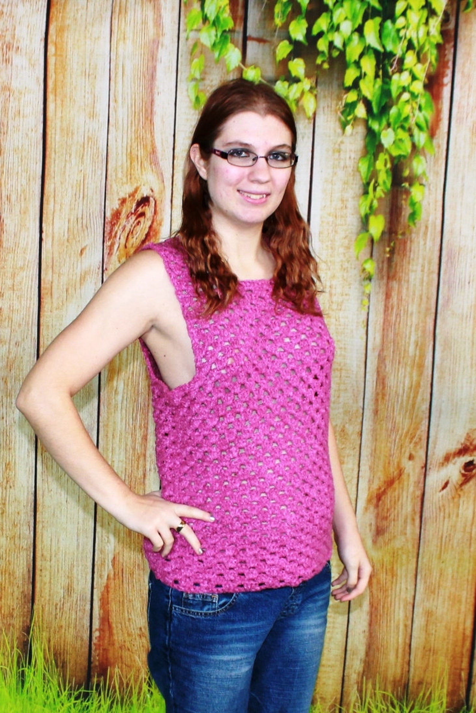 Crochet Shell Stitch Tank Top Pattern 224 - Etsy