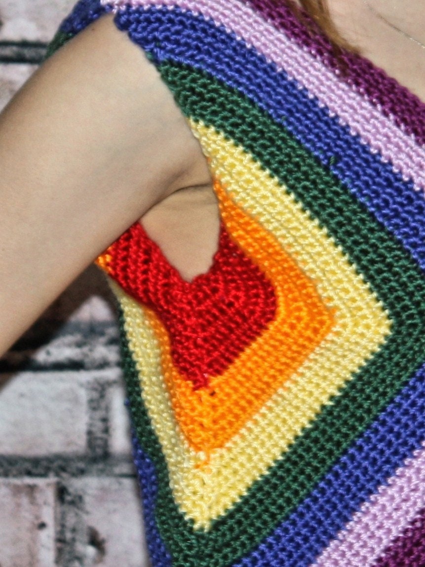 Crochet Half Circle Tank Top Pattern 205 - Etsy