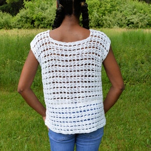 Window Pane Mesh Tank Top Pattern 229 - Etsy