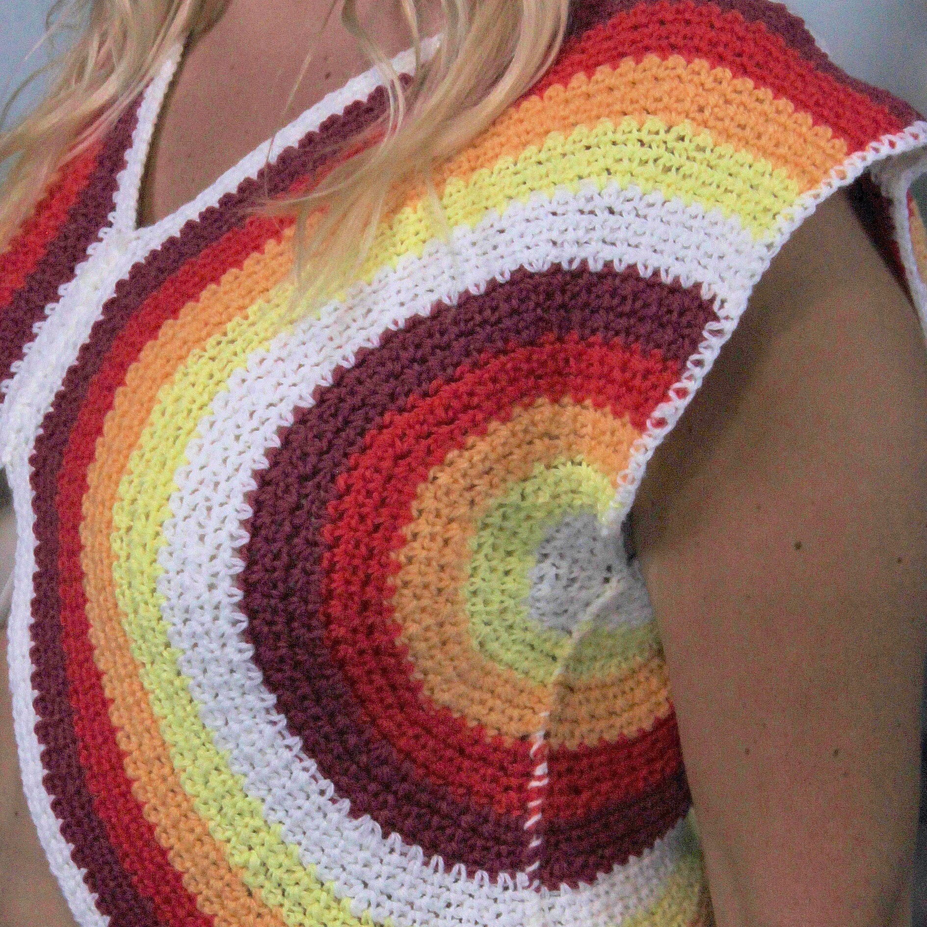 Crochet Half Circle Tank Top Pattern 205 - Etsy