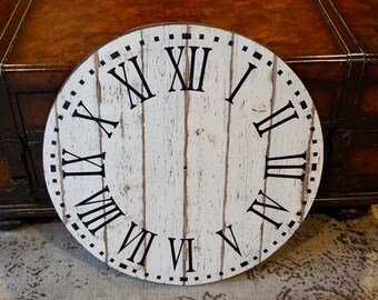 Country Primitive Wall Clock - Etsy