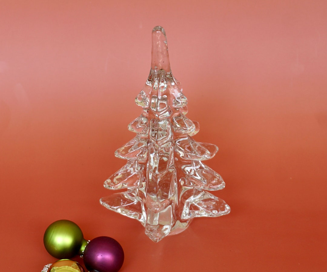 Beautiful 5.75 Tall Crystal Christmas Tree, Clear Crystal Fir Tree - Etsy