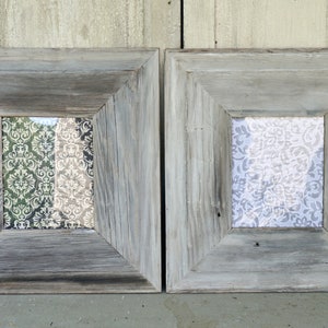2 Rustic Gray Frames for 8 X 10 Prints, Gray-weathered Farmhouse Style ...
