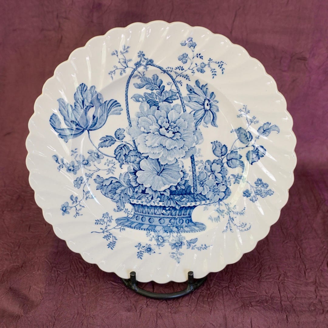 Antique Royal Staffordshire Dinnerware 8" Porcelain Plate, Bridal ...