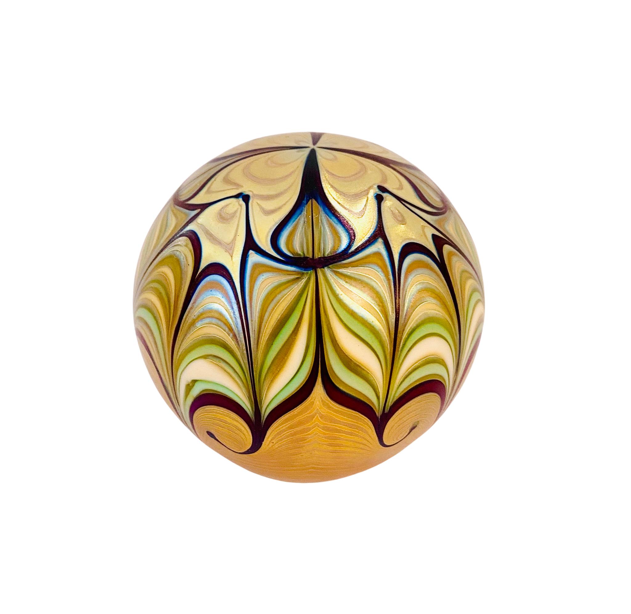Grant Randolph Studio Art Glass Paperweight - Etsy