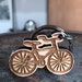Bike Wooden Keychain Bicycle Key Ring - Etsy
