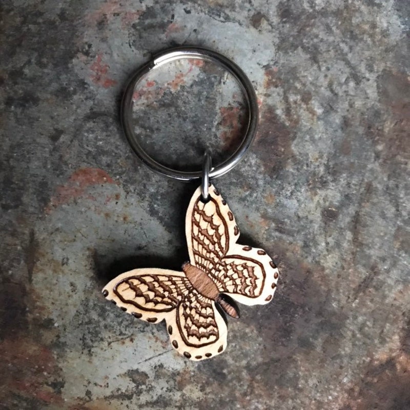 Butterfly Keychain - Etsy