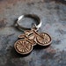 Bike Wooden Keychain Bicycle Key Ring - Etsy