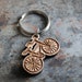 Bike Wooden Keychain Bicycle Key Ring - Etsy