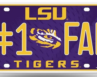 Lsu License Plate - Etsy