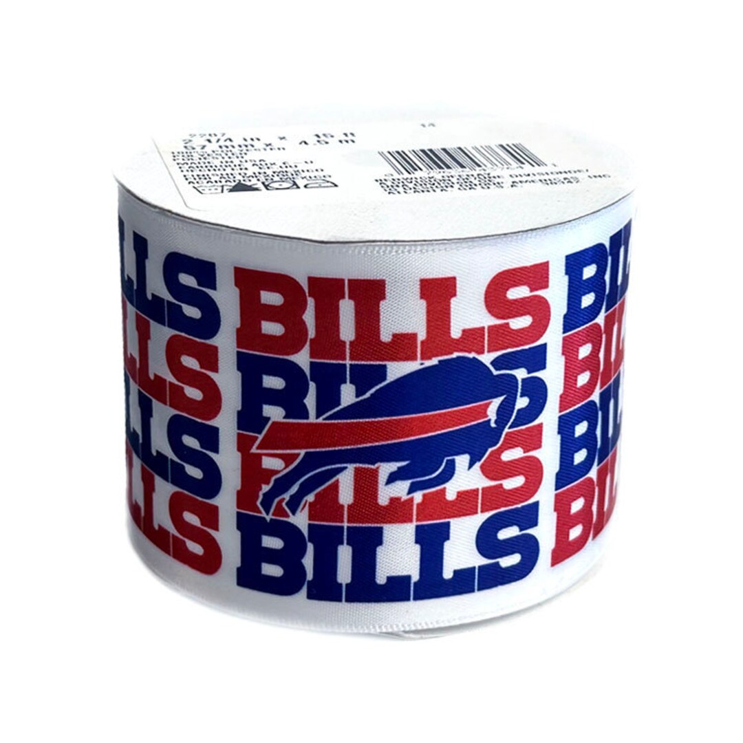 2.5" NFL Buffalo Bills Ribbon, Licensed Offray Ribbon - Etsy