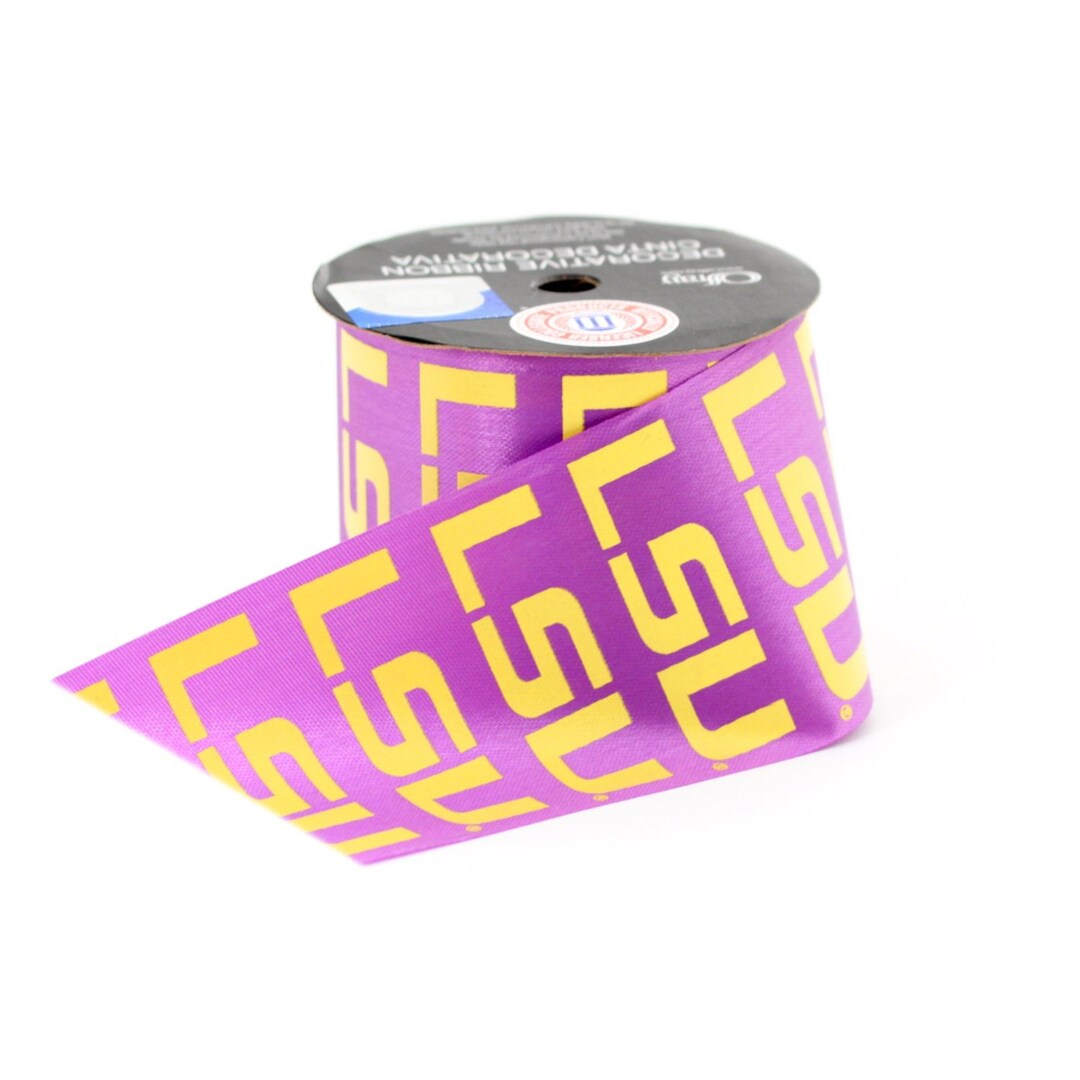 2.5" Louisiana State University (LSU) Tigers Ribbon - NCAA RIBBON ...