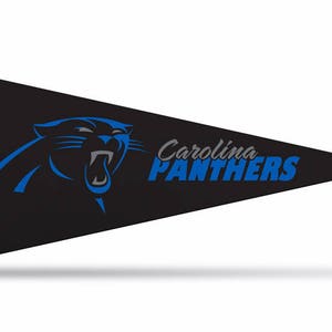 NFL Carolina Panthers Ribbon, 4-pack of Ribbon & Mini Pennant, Licensed ...