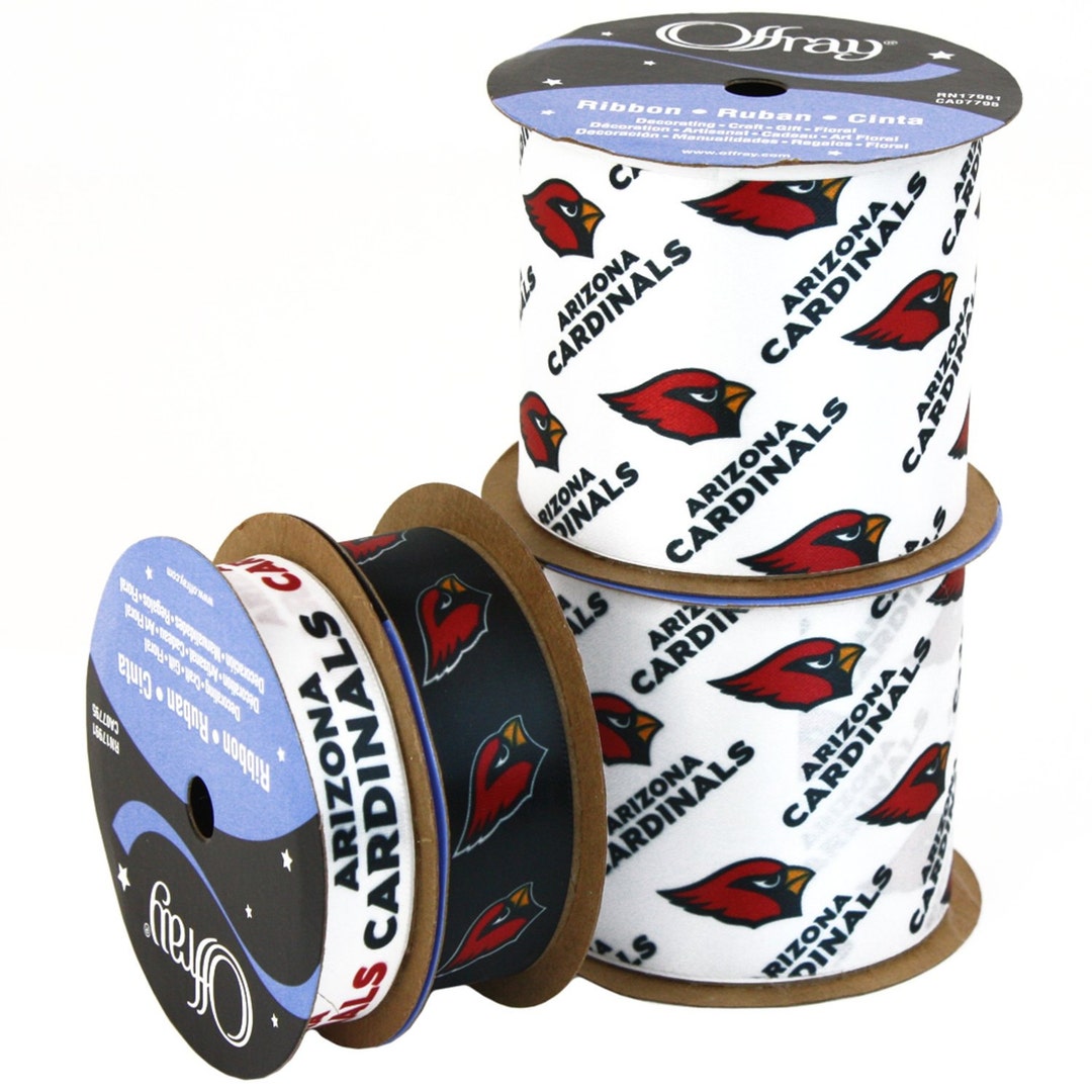 NFL Arizona Cardinals, 4-pack of Ribbon, Licensed NFL Offray Ribbon - Etsy