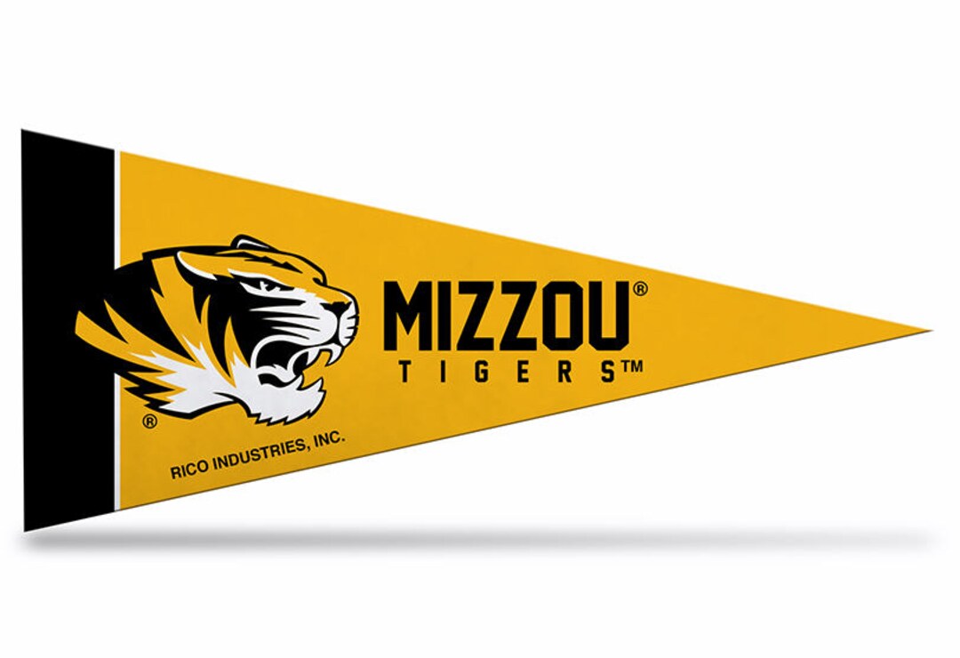 Mizzou Tigers Felt Mini Pennants, 4 X 9 Missouri Tigers Licensed by ...