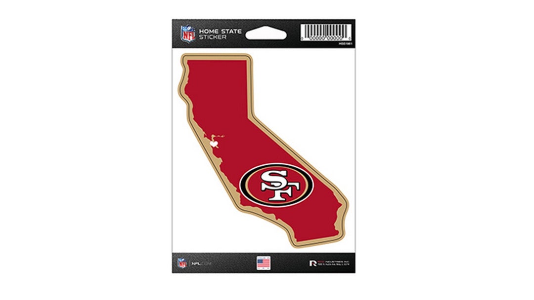 San Francisco 49ers NFL Home State Sticker - Etsy
