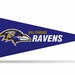 2.5 NFL Baltimore Ravens Ribbon, 9 Feet & Mini Pennant, Licensed NFL ...