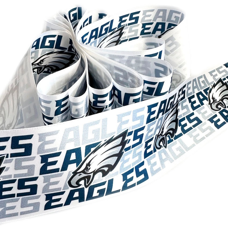 2.5" NFL Philadelphia Eagles Ribbon, Licensed Offray Ribbon - Etsy