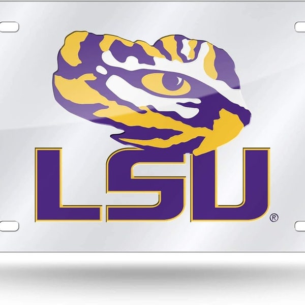 Lsu License Plate - Etsy
