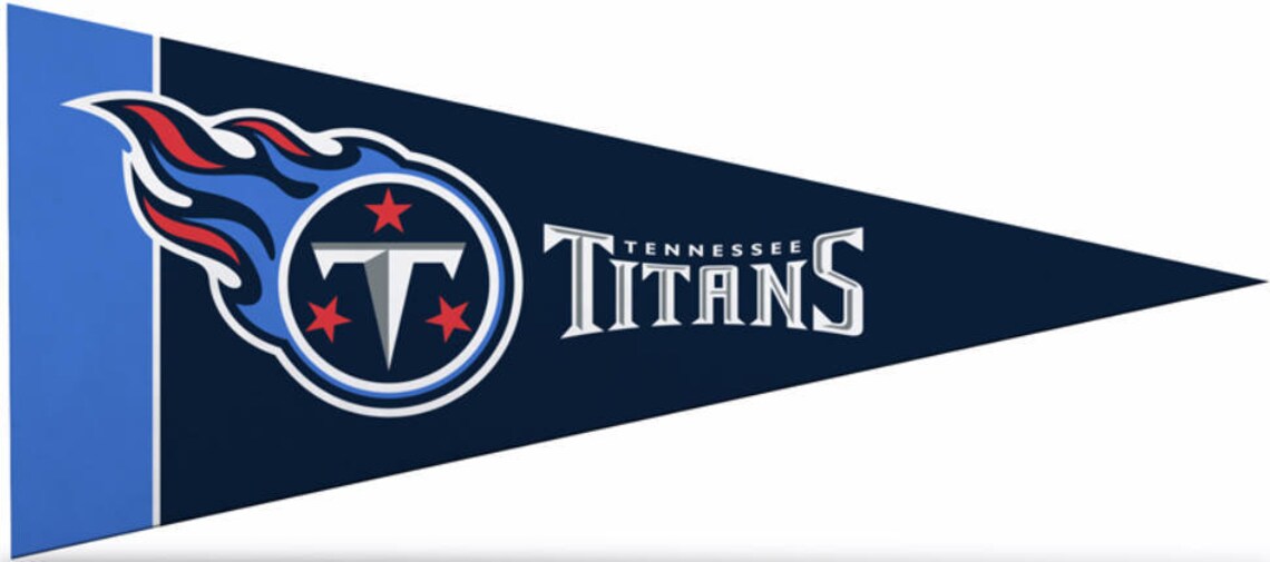 Tennessee Titans NFL Licensed Felt Mini Pennants 4 X - Etsy