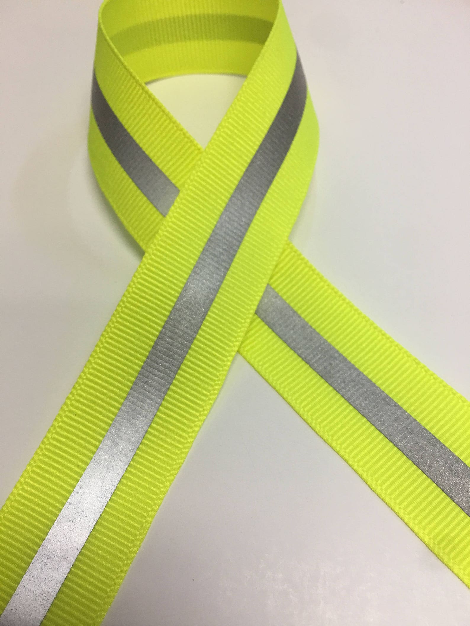Reflective Glo Grosgrain Ribbon Silver 3M Scotchlite 8710 Reflective ...