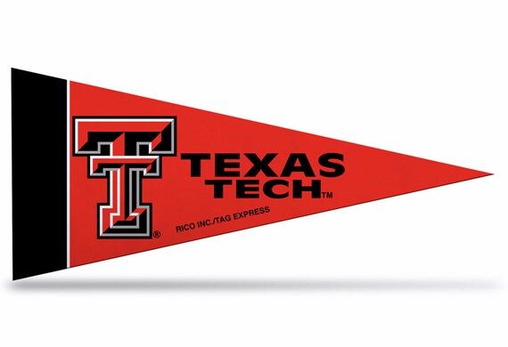 Texas Tech Felt Mini Pennants 4 X 9 Licensed by - Etsy