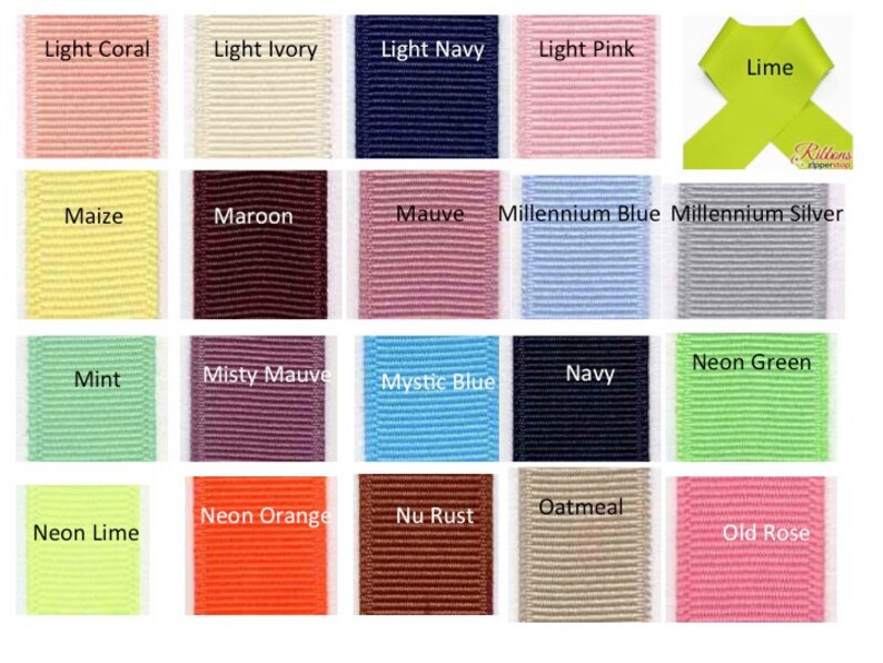 3" GROSGRAIN Polyester Ribbon - 95 COLORS (A-R) -available in 20 Yard ...