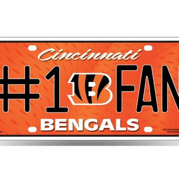 Bengals License Plate - Etsy