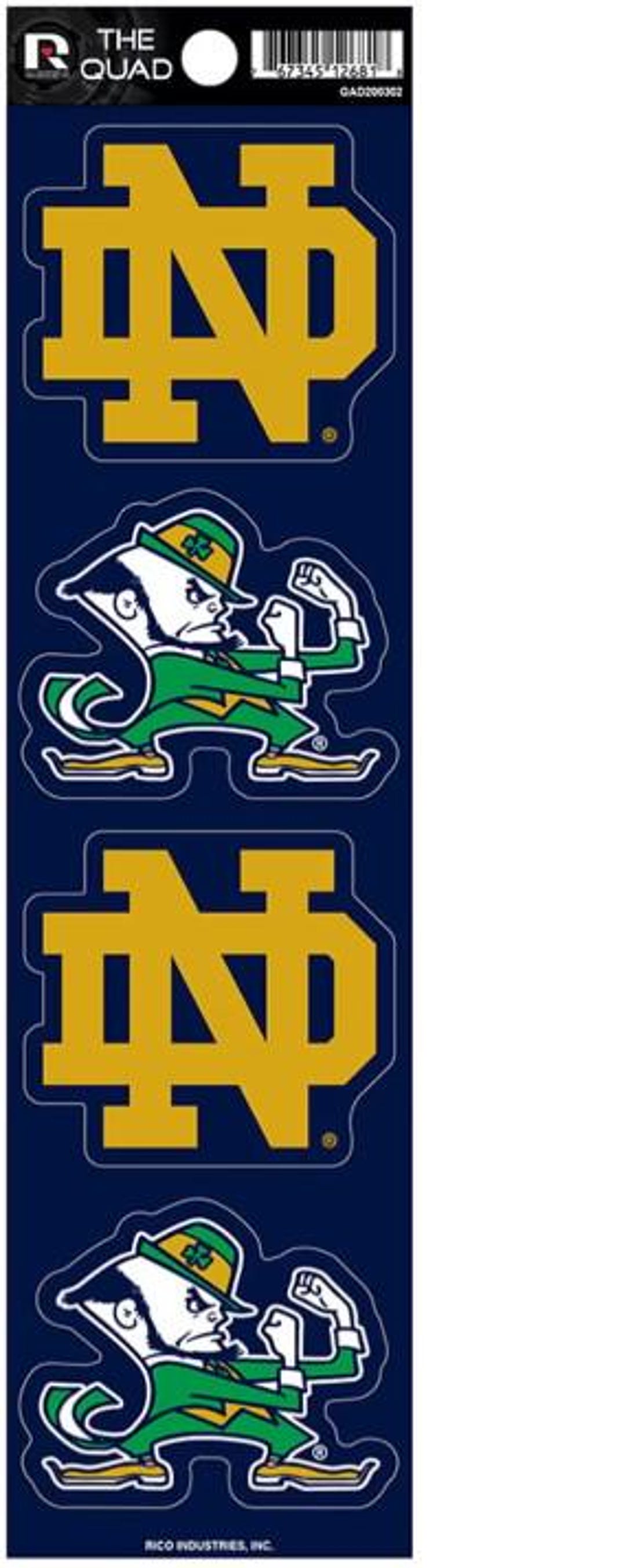 Notre Dame Stickers Sports Fan Home Decor - Etsy