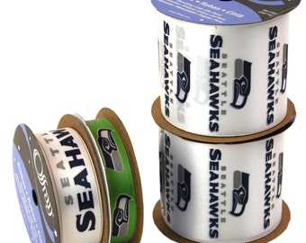 NFL Seattle Seahawks Ribbon 2-1/2 9 Feet Licensed by | Etsy