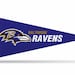 Baltimore Ravens NFL Felt Mini Pennants, 4" X 9" - Licensed by Rico - Etsy