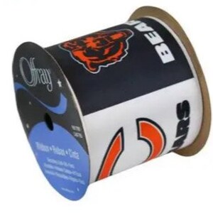 2.5 NFL Chicago Bears Ribbon, 9 Feet & Mini Pennant, Licensed NFL ...