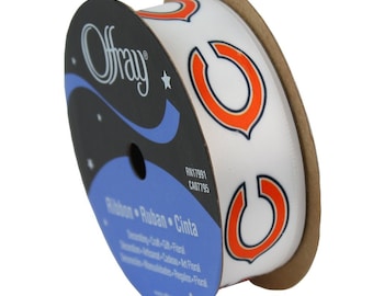 Offray NFL Chicago Bears Ribbon 1-5/16-inch by 12-feet | Etsy