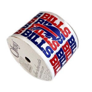 2.5" NFL Buffalo Bills Ribbon, Licensed Offray Ribbon - Etsy