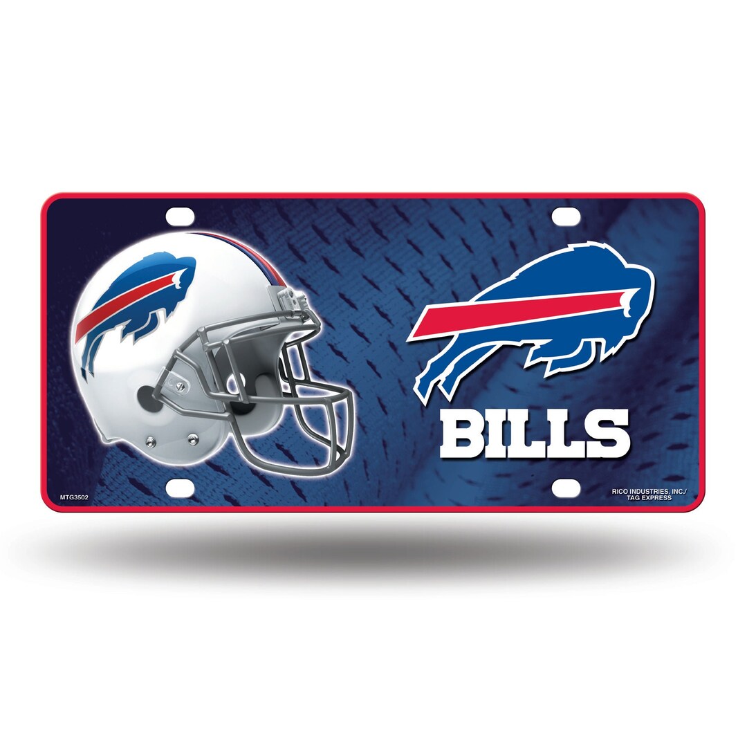 Buffalo Bills NFL Metal License Plate/ Auto Tag - Licensed by Rico - Etsy
