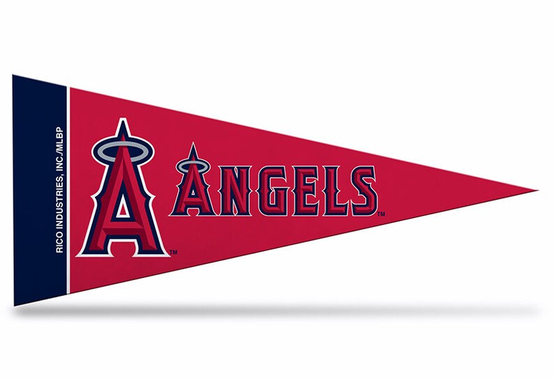 Los Angeles Angels MLB Felt Mini Pennants 4 X 9 - Etsy