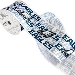 2.5" NFL Philadelphia Eagles Ribbon, Licensed Offray Ribbon - Etsy