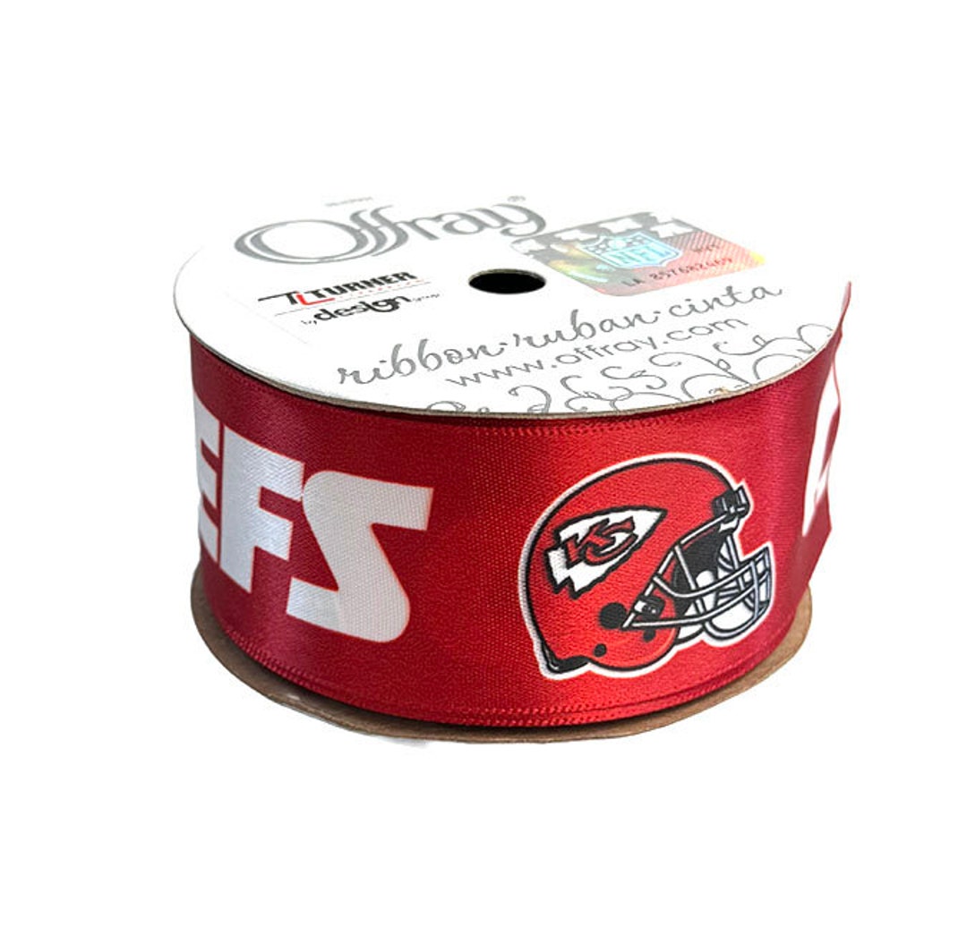 1.5" NFL Kansas City Chiefs Ribbon, Licensed Offray Ribbon - Etsy