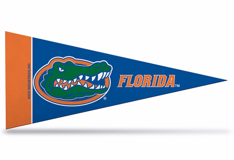 University of Florida Gators Licensed Felt Mini Pennants - Etsy Norway