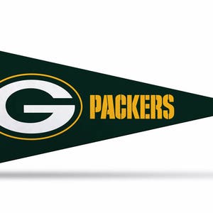 Green Bay Packers NFL Felt Mini Pennants 4 X 9 - Etsy